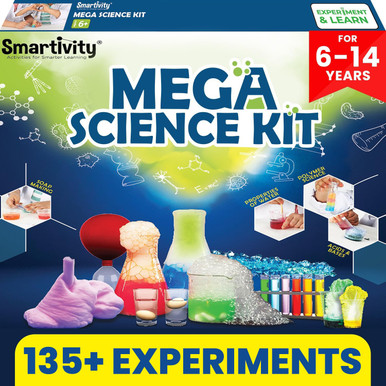 Mega Science Kit | Biggest STEAM Activity Box - 108 Experiments | 6-10 ...