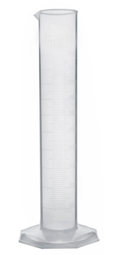 500ml Graduated Cylinder with Octagonal Base - Class A, TPX Plastic ...