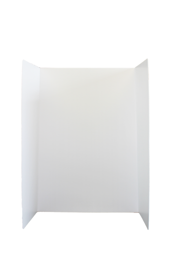 36"x48" Premium Plastic Project Board, White, Pack of 24