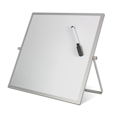 12x12 Magnetic Dry Erase Swivel Easel - Versatile Display Board