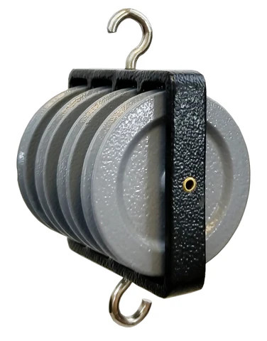 Quadruple Parallel Pulley, Aluminum
