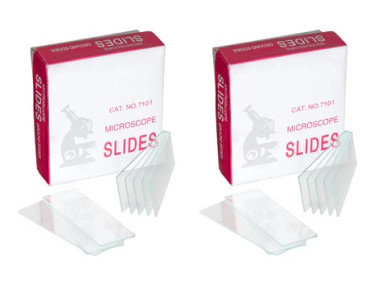 Microscope Slides, Glass, Size 75mm x 25mm. Pack of 144 Slides