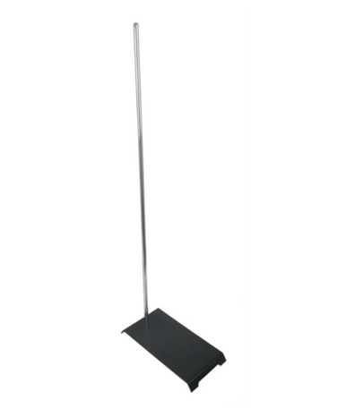 Support Stand with a 6" by 9" Stamped Steel Base and a 24" by 1/2" Rod