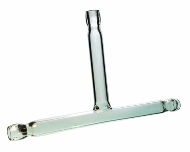 Glass Connecting Tube, T-Shaped, 6mm OD, Pack of 10.
