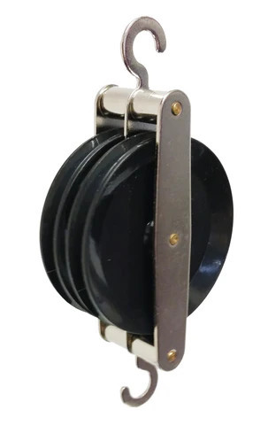 Double Parallel Pulley, Plastic, Pack of 15