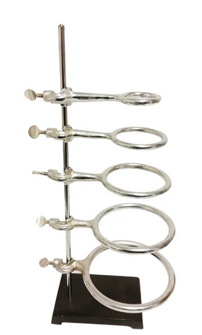 Support Stand with Stamped Steel Base and Five Support Rings