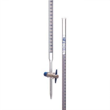 Eisco Labs: 50ml Schellbach Glass Burette with PTFE Key Stopcock - Class A