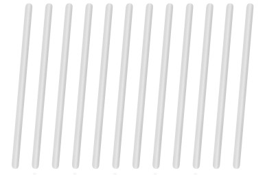 Eisco Labs: 12PK Polypropylene Stirring Rods, 11.8" - Rounded Ends, 7mm ...