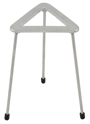 Eisco Labs: Triangular Tripod Stand - Zinc Plated Cast Iron Top, 21cm ...