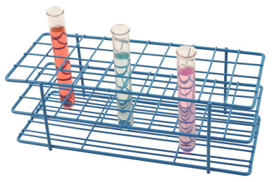 Eisco Labs: Coated Wire Test Tube Rack, 40 Holes, 4x10 Format, 20-22mm