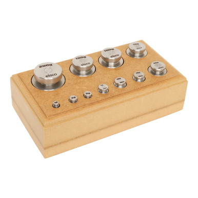 Eisco Labs: Balance Weight Set - 500gm Stainless Steel, 11 Pieces