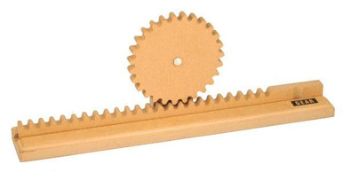 Eisco Labs: Gear Rack – Simple Machines Wooden Demonstration Model