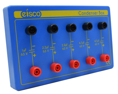 Eisco Labs: Condenser Box with Five Capacitors (1µF to 4.7µF) for ...