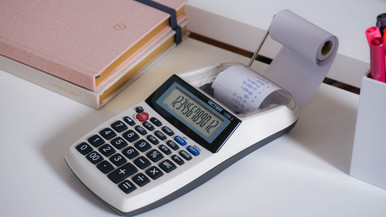 1205-4 Desktop Printing Calculator with Paper Roll