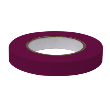 Maroon Labeling Tape, 3/4" x 60yd, 4 Rolls/Case