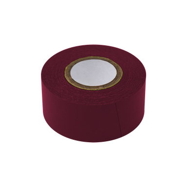 Maroon Labeling Tape 1" x 500", 3 Rolls per Box