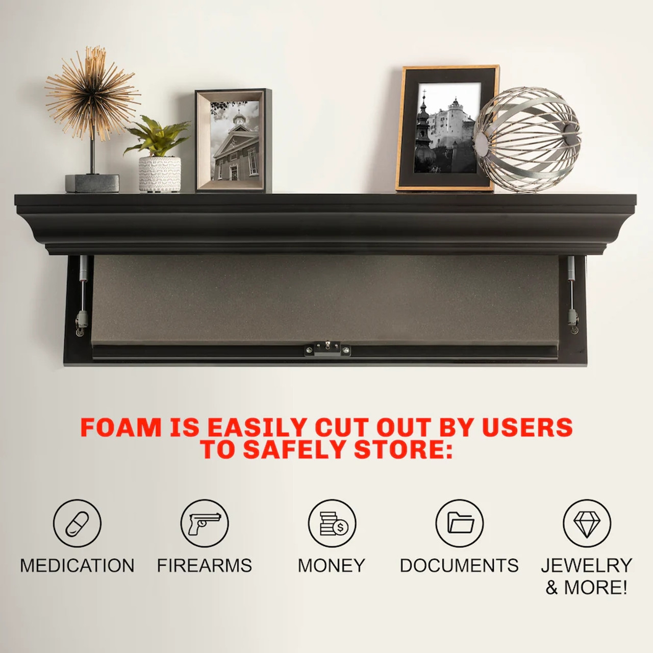 Bravo Large Concealment Shelf w/ RFID Lock