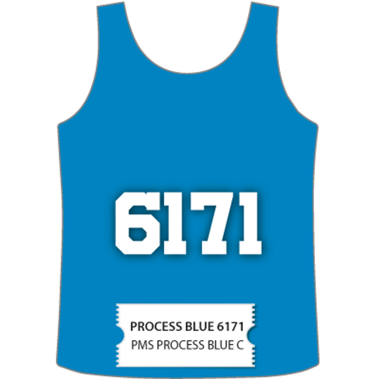 International Coatings 6171 Process Blue Plastisol Ink