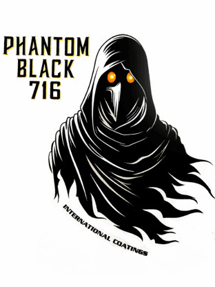 International Coatings 716LF Phantom Black Plastisol Ink