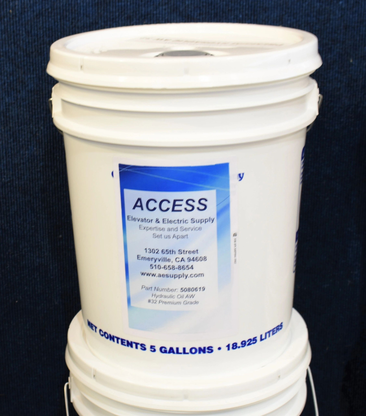 Mobil AW 32 Hydraulic Oil – 5 Gallons | Elevator Hydraulic Fluid | Part ...