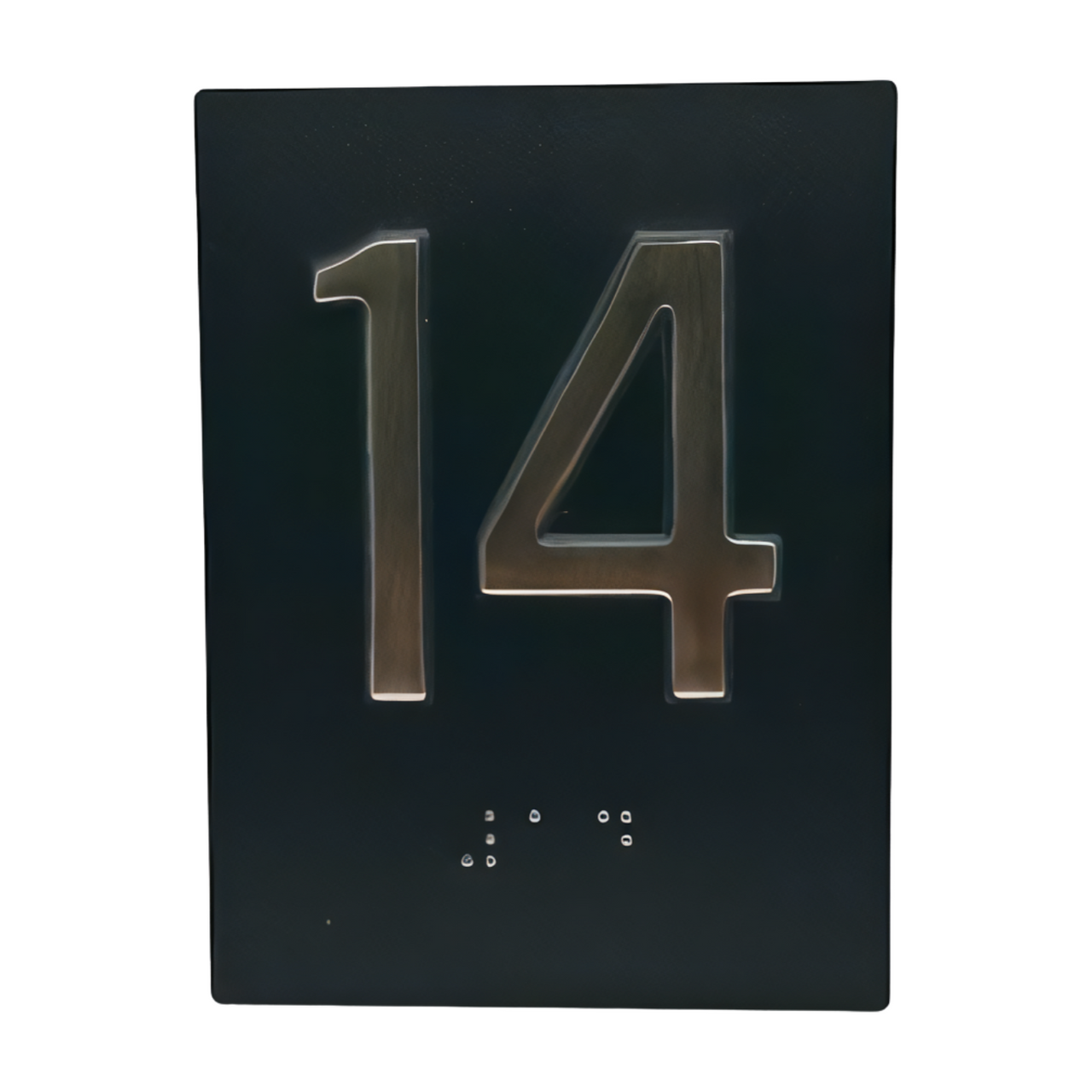 SBJ342-14 | #14 Braille Plate – 3x4" Square – ADA Compliant - Access ...