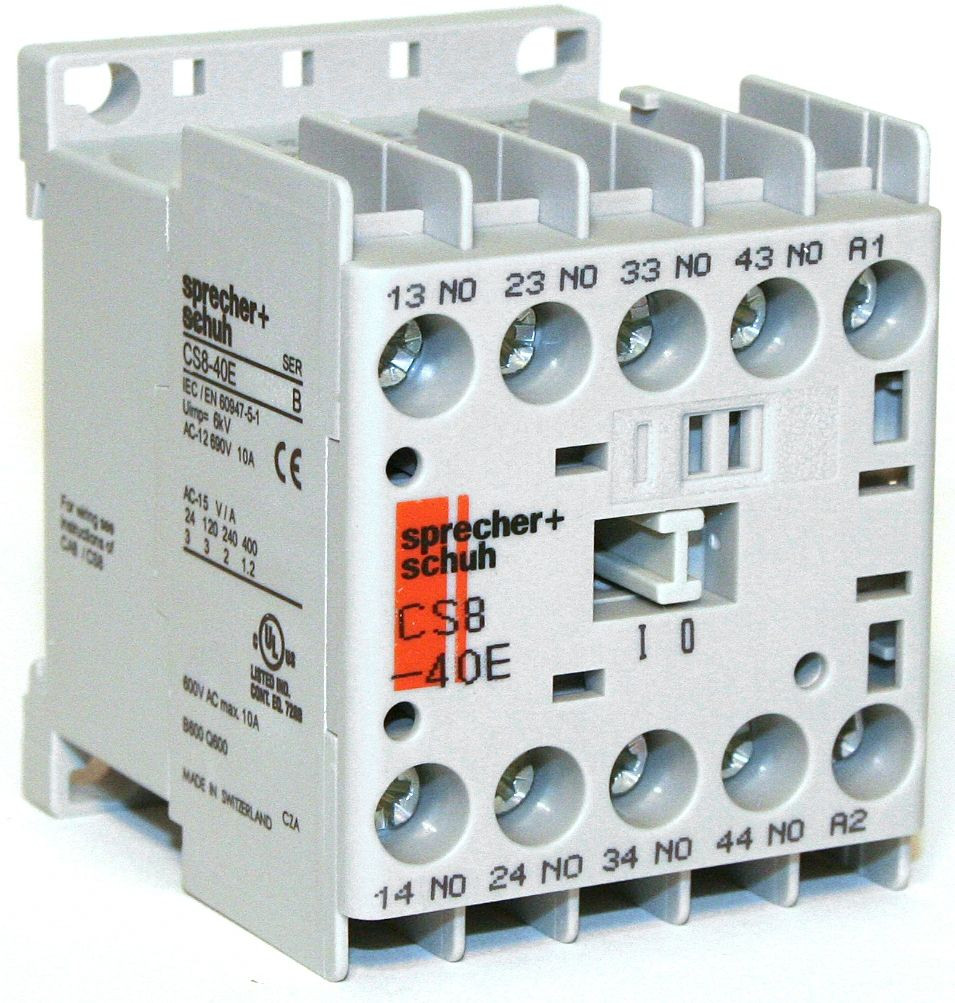 CS8C-40E-48D – Miniature Control Relay with 4NO with 48VDC coil Only ...