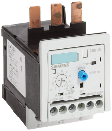 Siemens SIRIUS 3RB2036-1QB0 Solid-State Overload Relay (6–25A, Class 10 ...