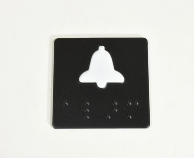 Alarm Braille Plate – 4x4, White – ADA Compliant Braille Signage with ...