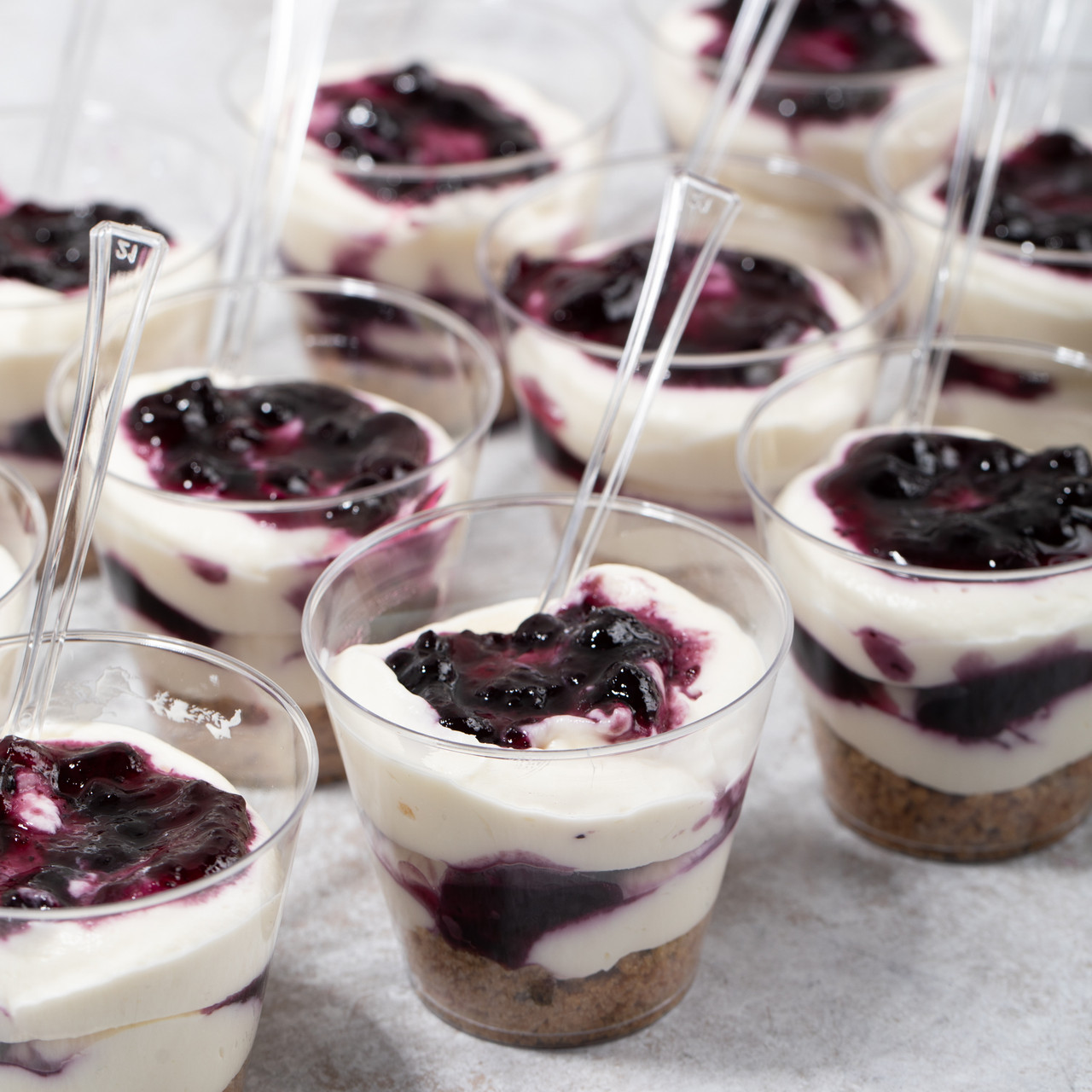 Blueberry Cheesecake Shooters