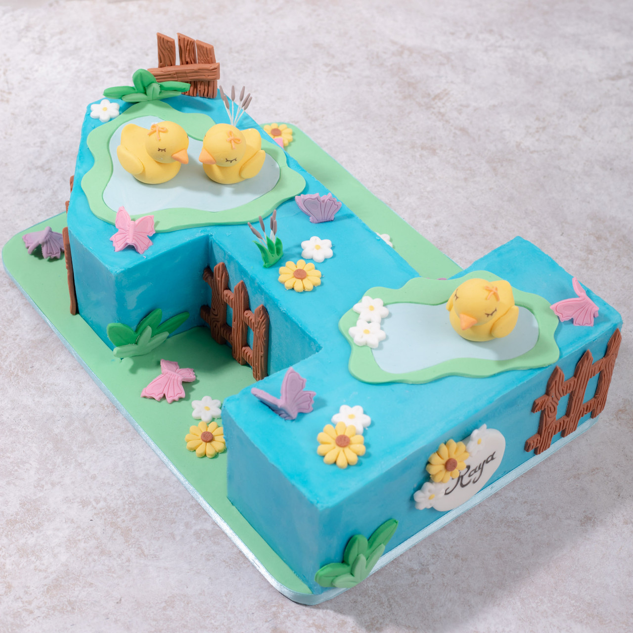 number one cake stencil