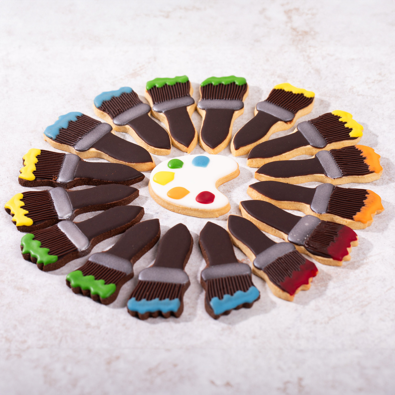 Color Palette Cookies