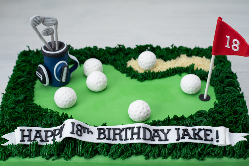 Golf Sheet Cake
