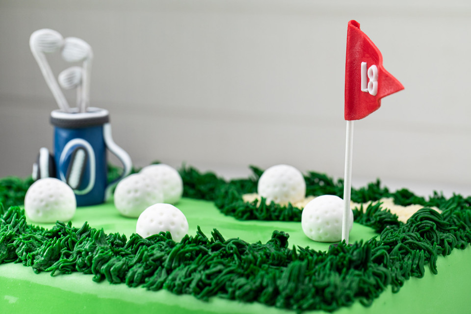Golf Sheet Cake