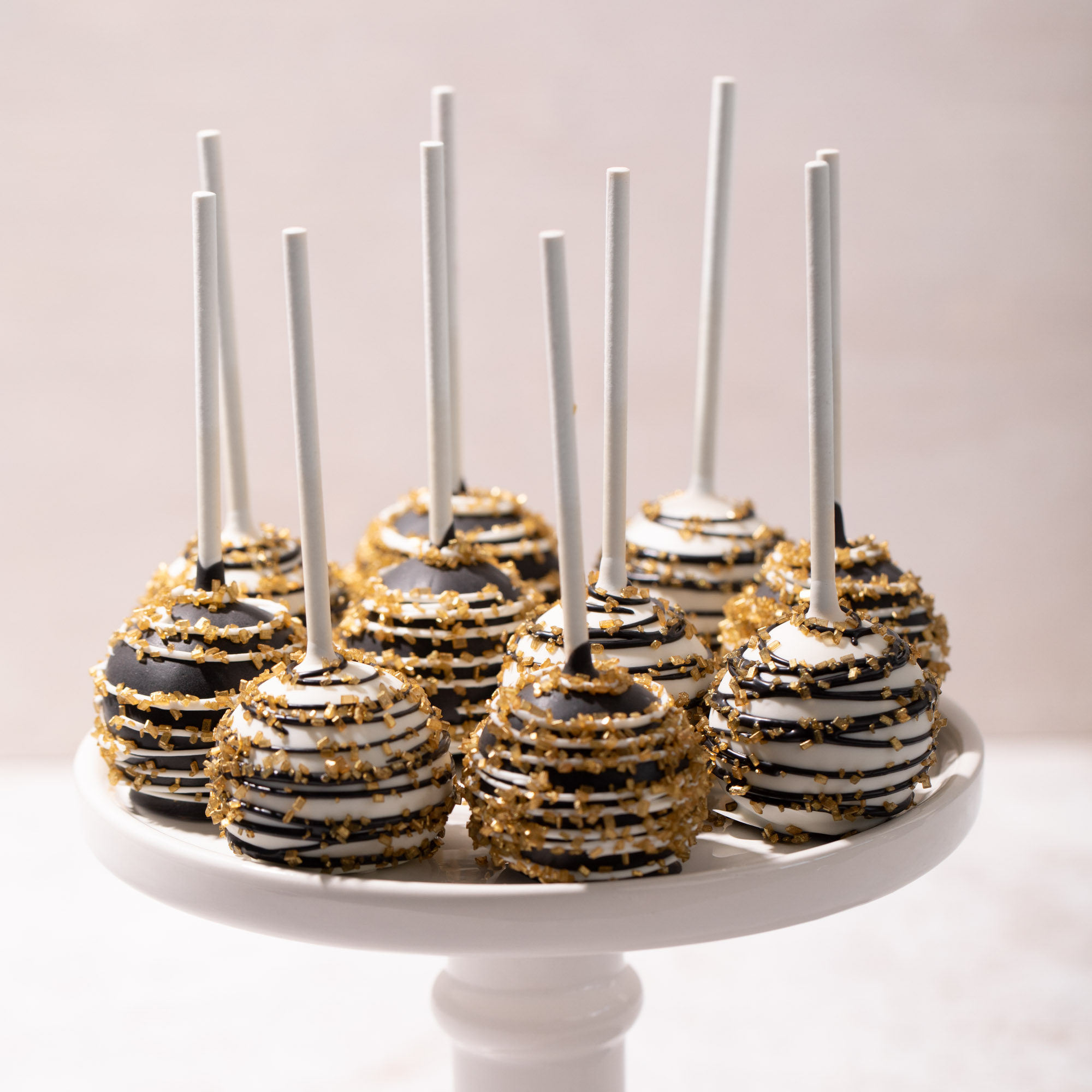 Black Gold Cake Pops