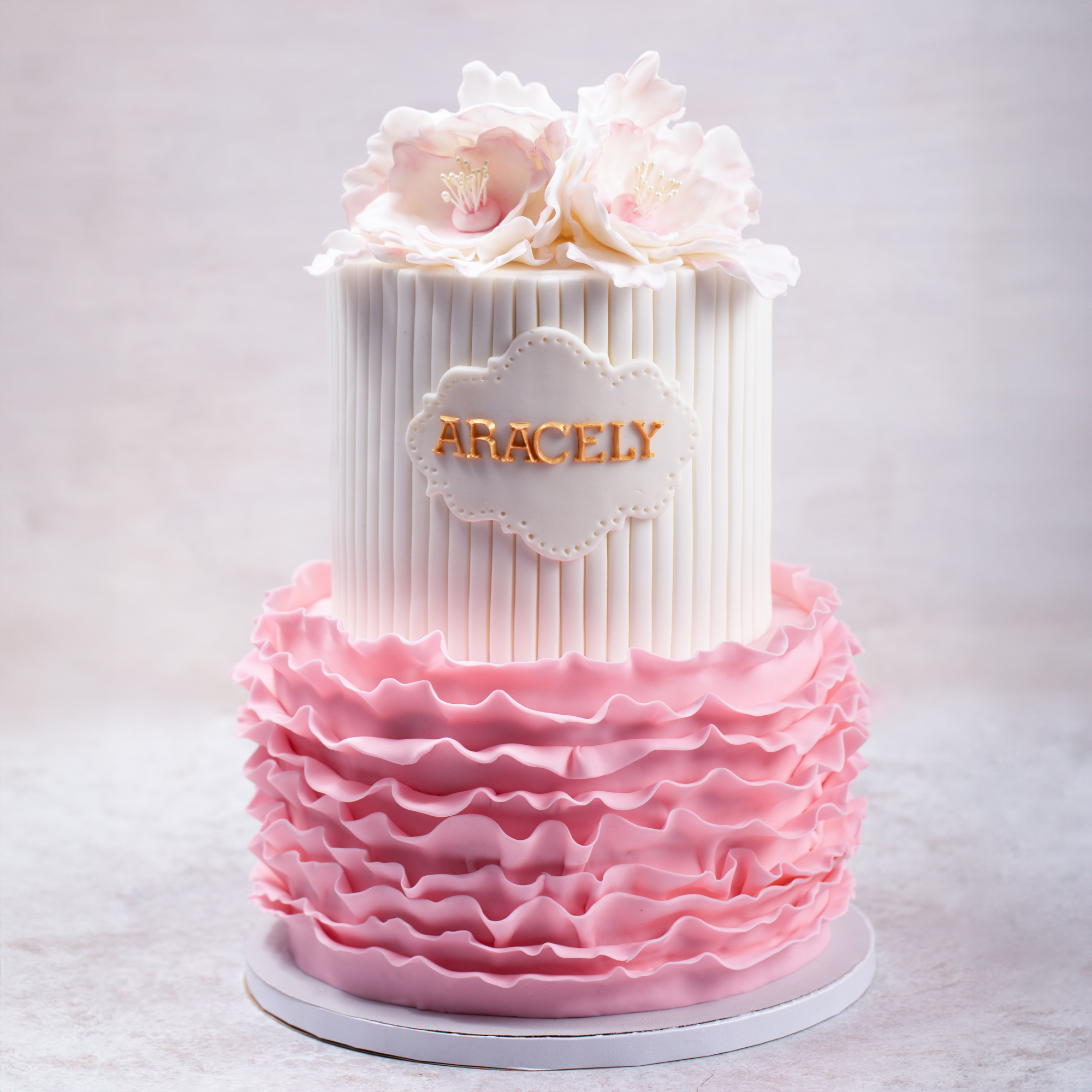 Floral Ruffles Cake