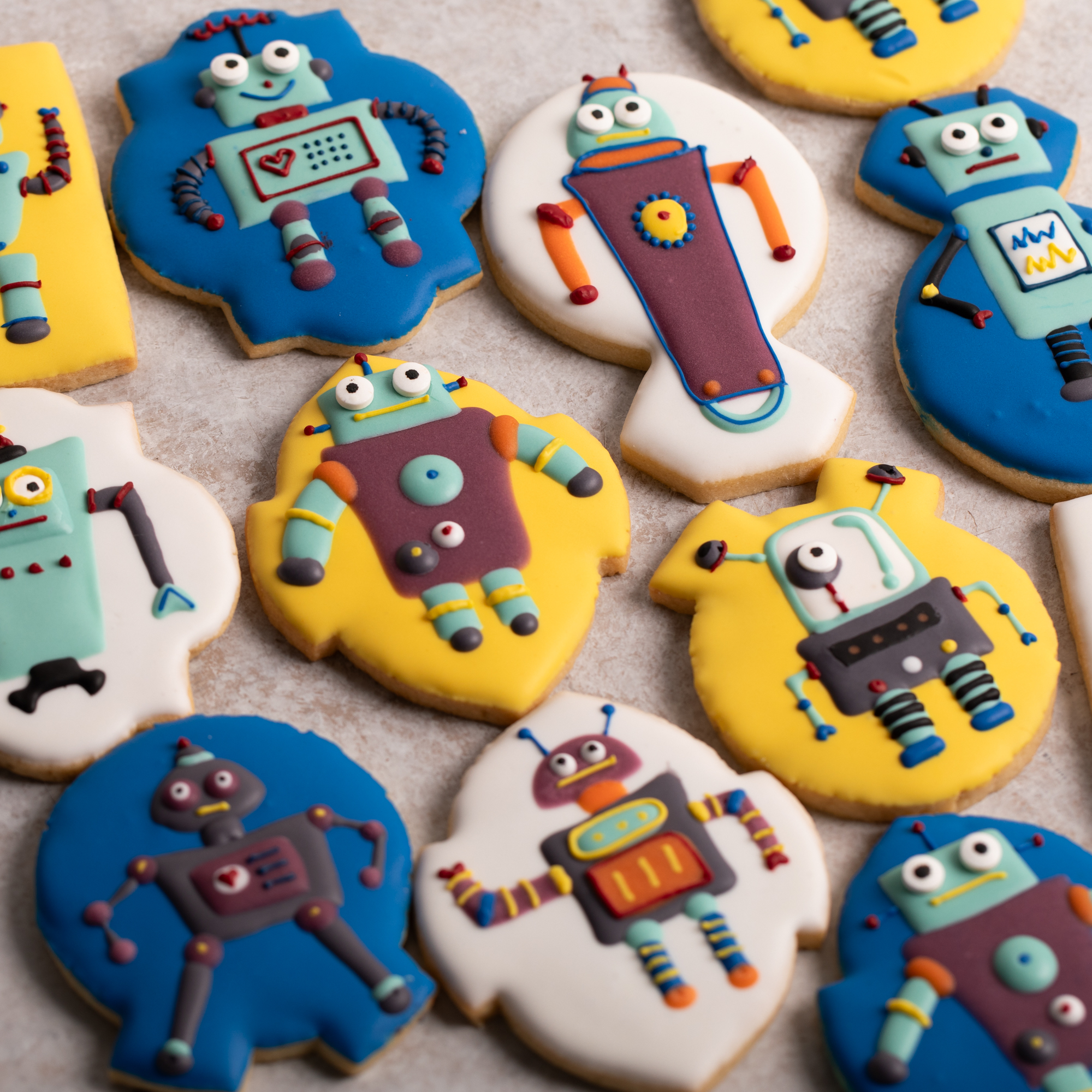 Robot Theme Cookies
