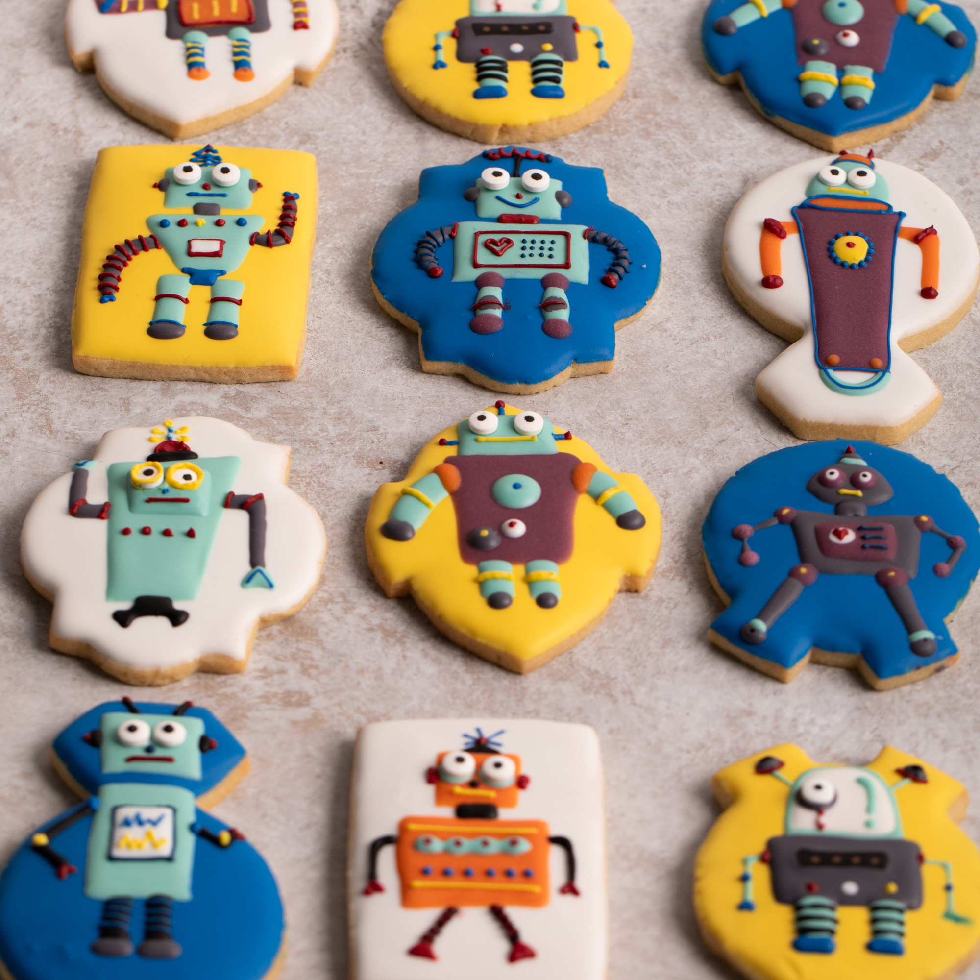 Robot Theme Cookies