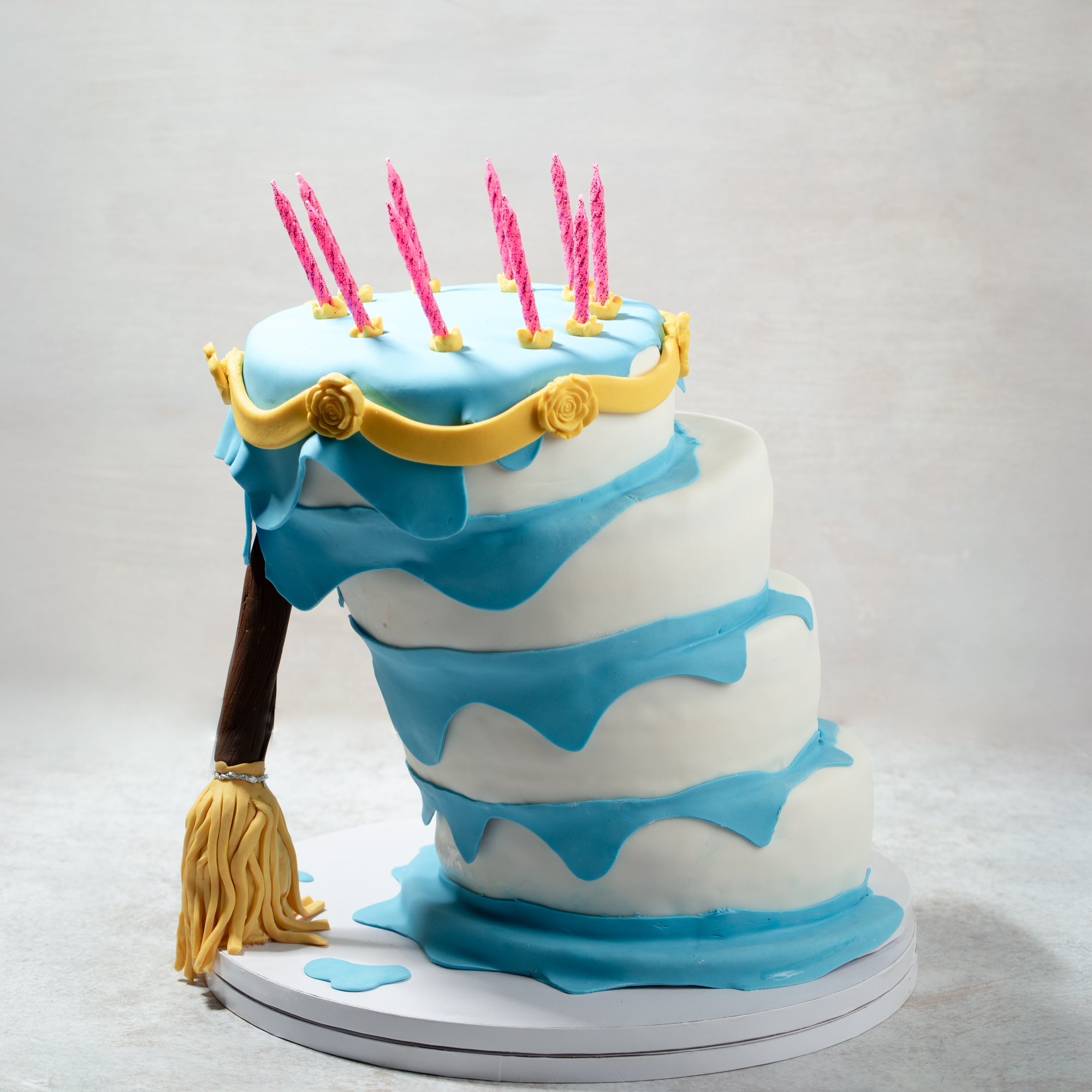 Sleeping Beauty Slanted Cake