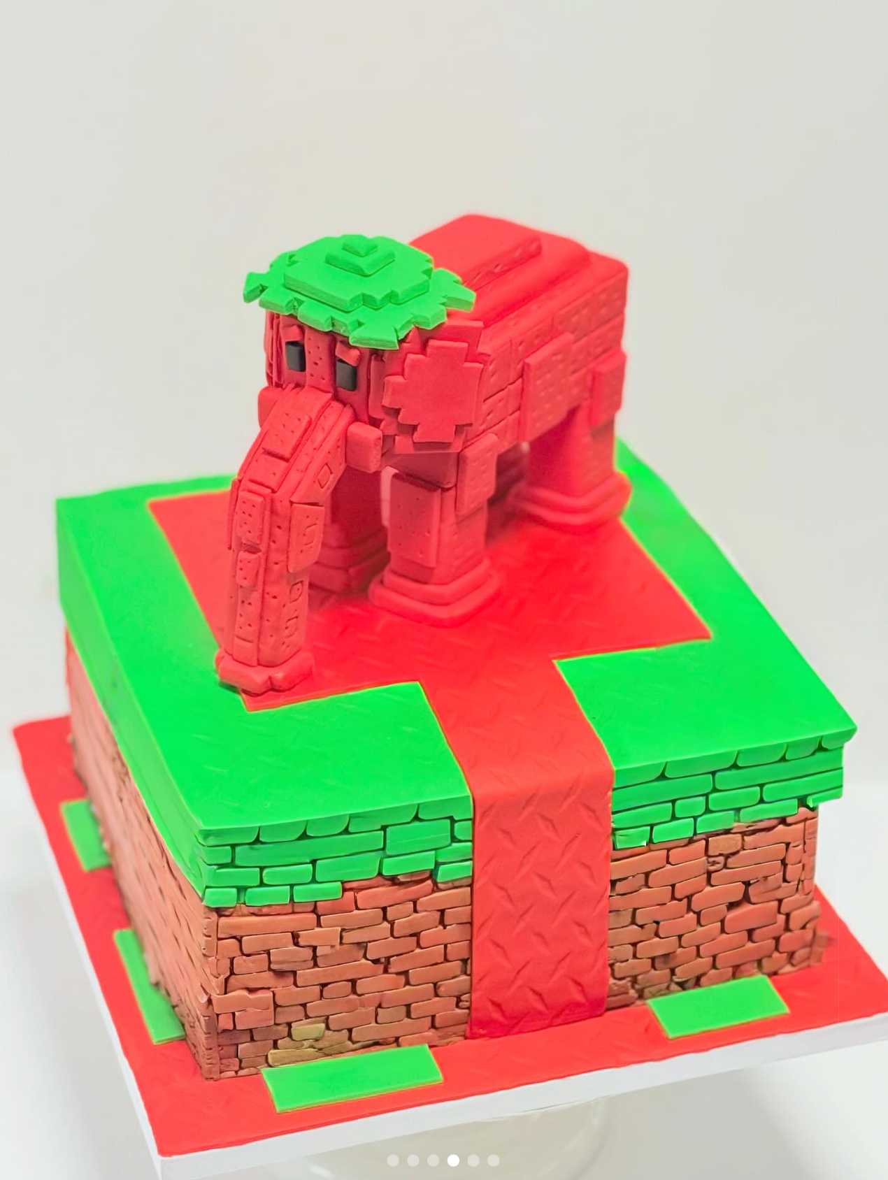 Strawberry Elephant Cake