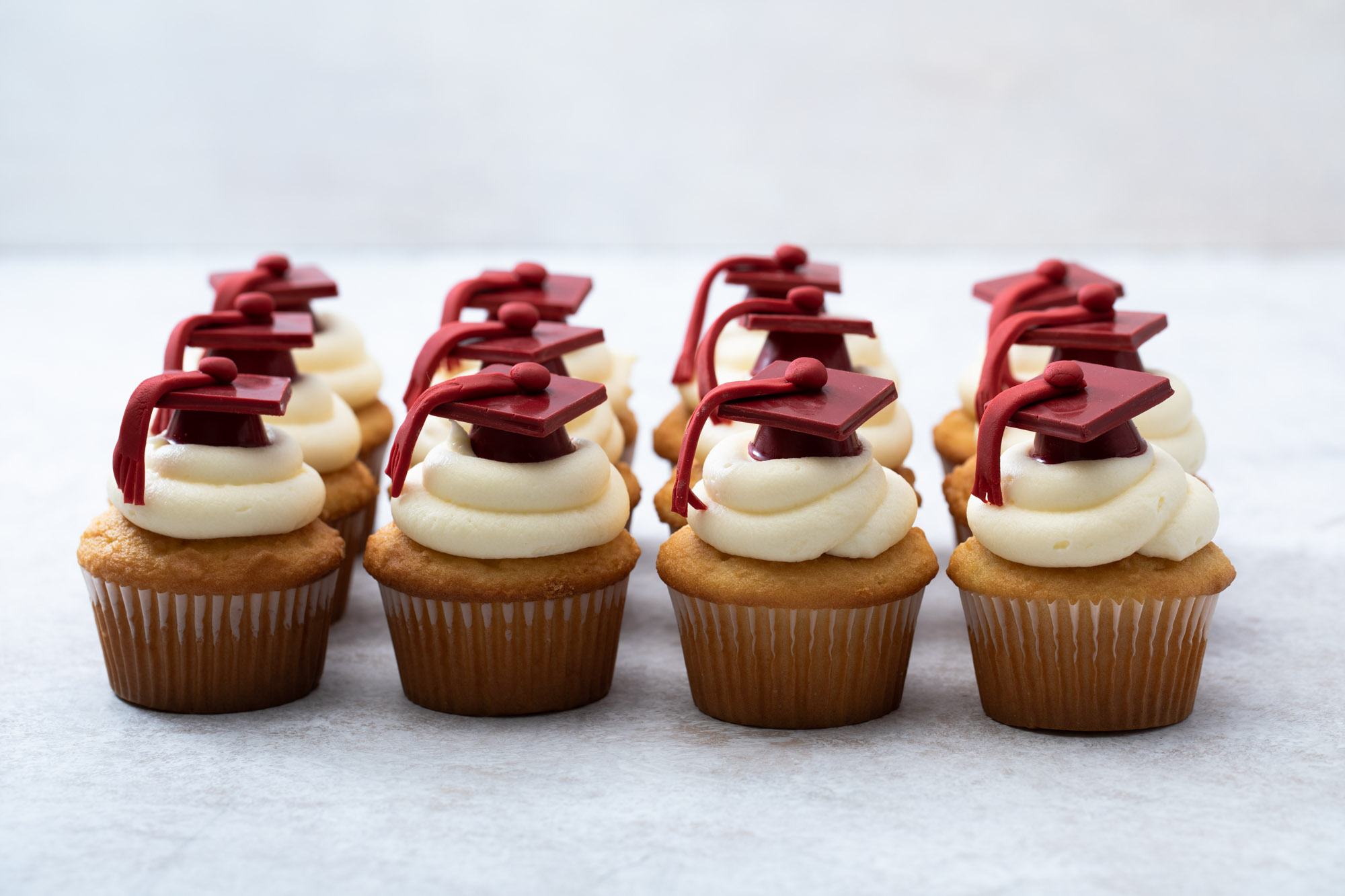 Graduation Cap Cupcakes