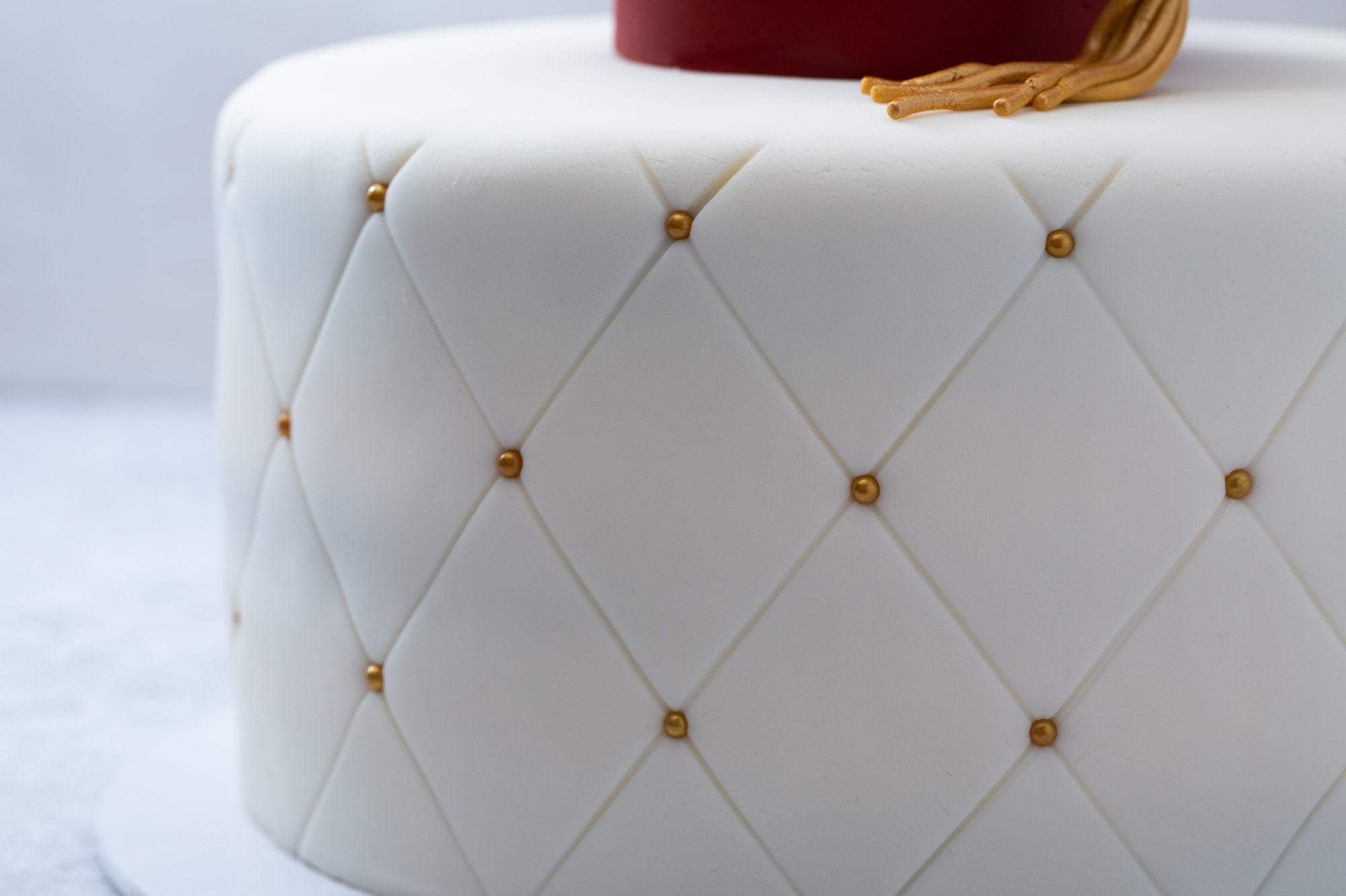 Tufted Graduation Cake