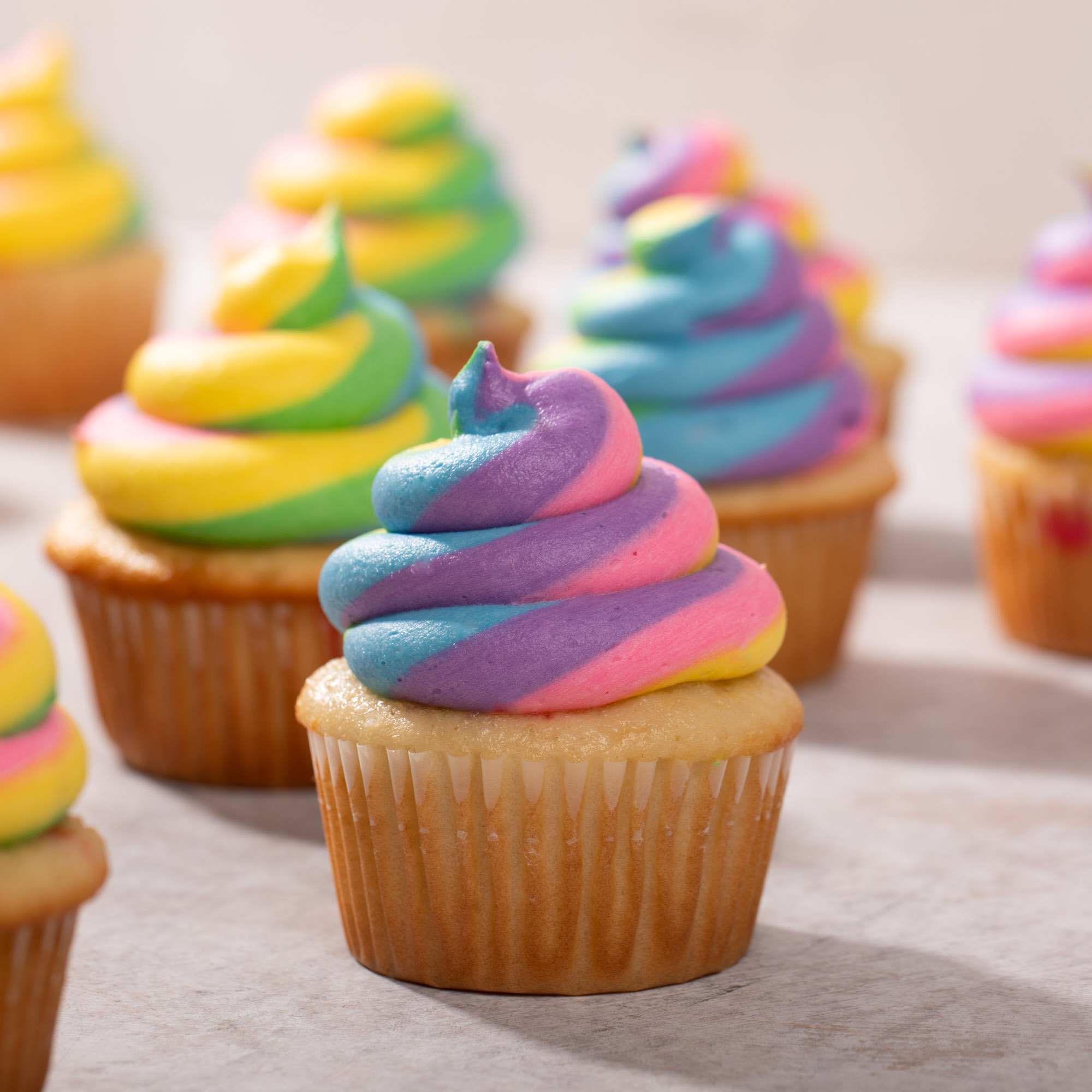 Unicorn Poop Cupcakes
