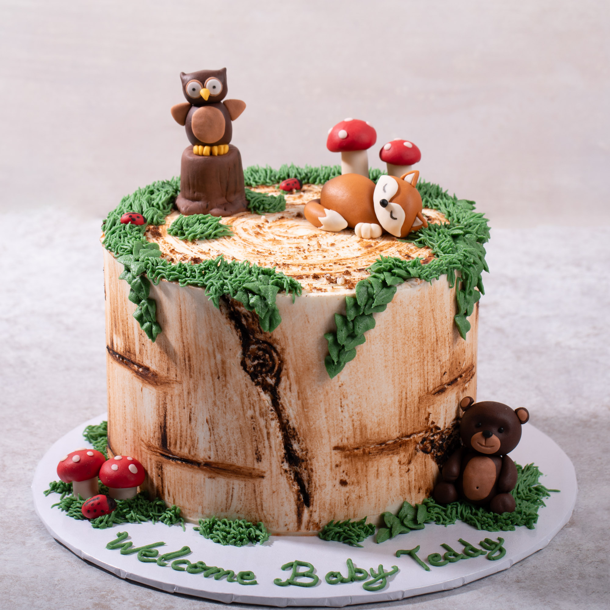 Tree Stump Cake Tutorial