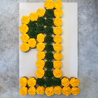 Number Cupcake Cake