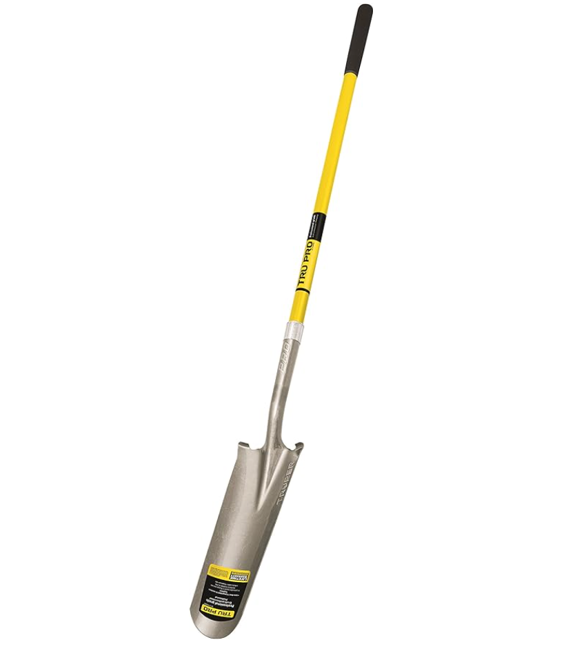 Truper 48in Drain Spade – 16in Handle
