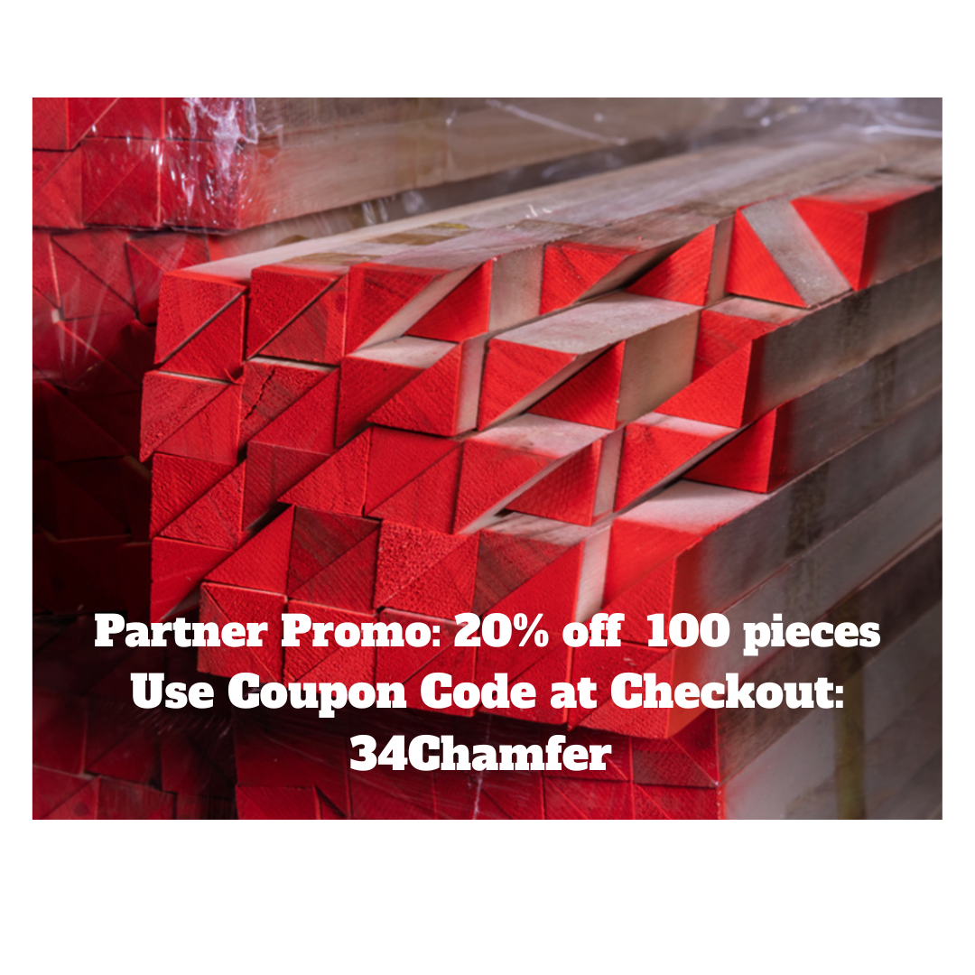 3/4in Chamfer Edge Form Tool