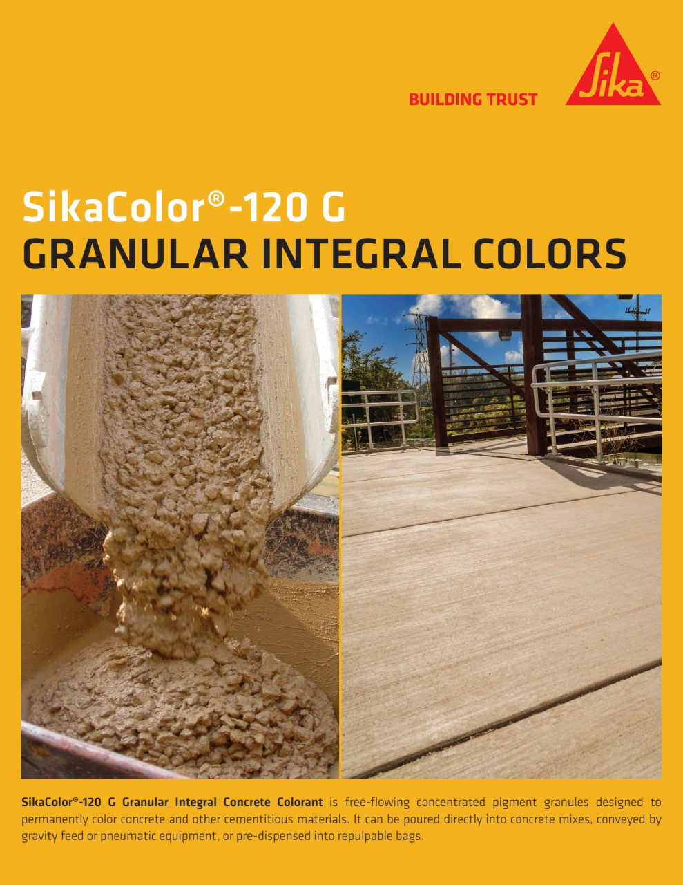 Sika Color-120 G Integral Concrete Color Granules