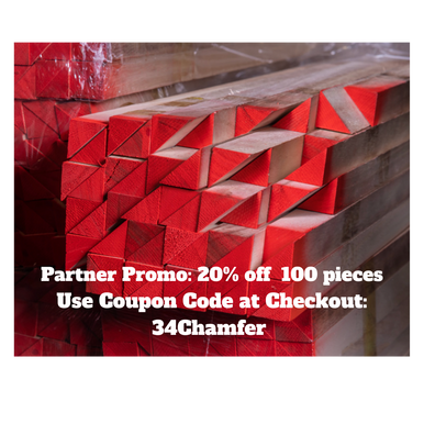 3/4in Chamfer Edge Form Tool