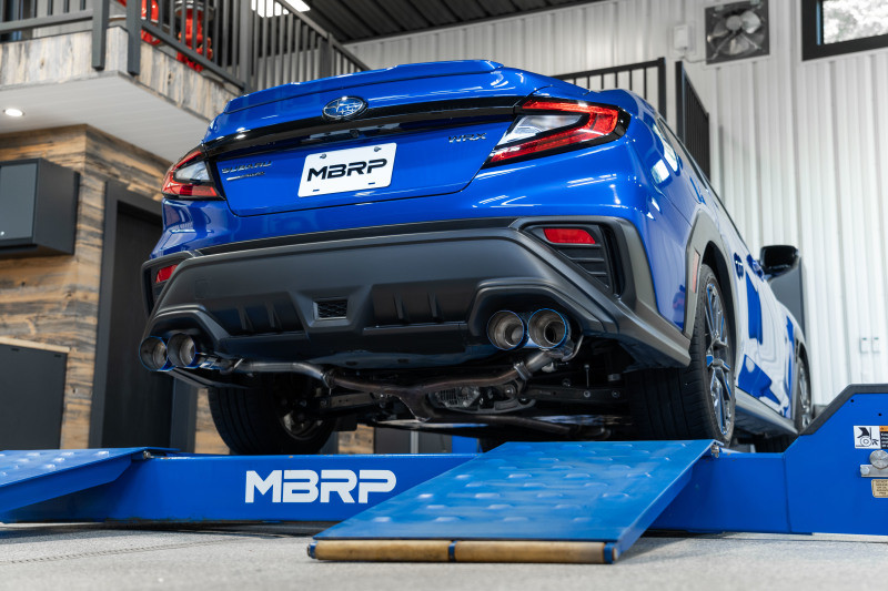 MBRP 2022 Subaru WRX 2.5in Dual Split Rear Exit w/ Quad BE Tips - T304 ...