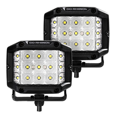 Go Rhino Xplor Bright Series Sideline Cube LED Flood Light Kit (Surface ...